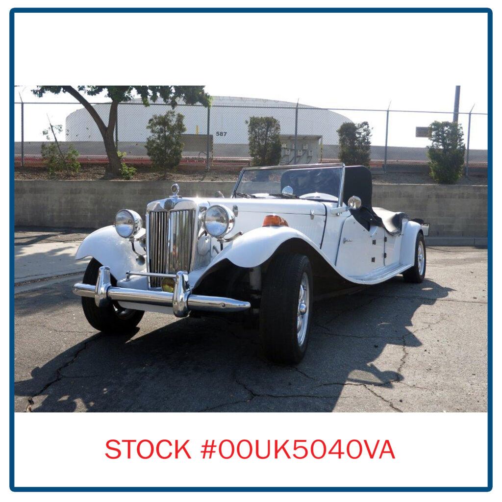 2000 MG 4-Door Convertible Roadster in California