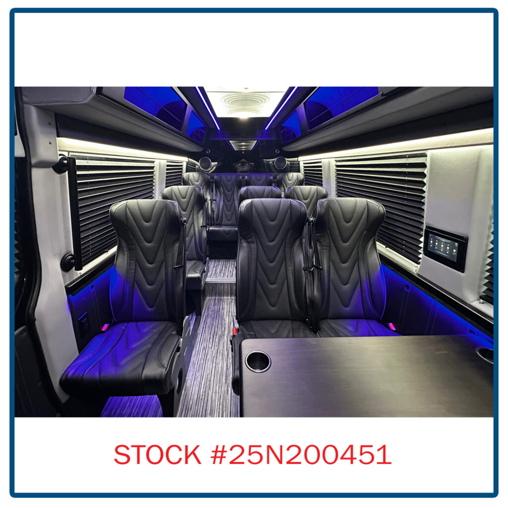 2025 Mercedes Benz Executive Coach Sprinter Shuttle in California