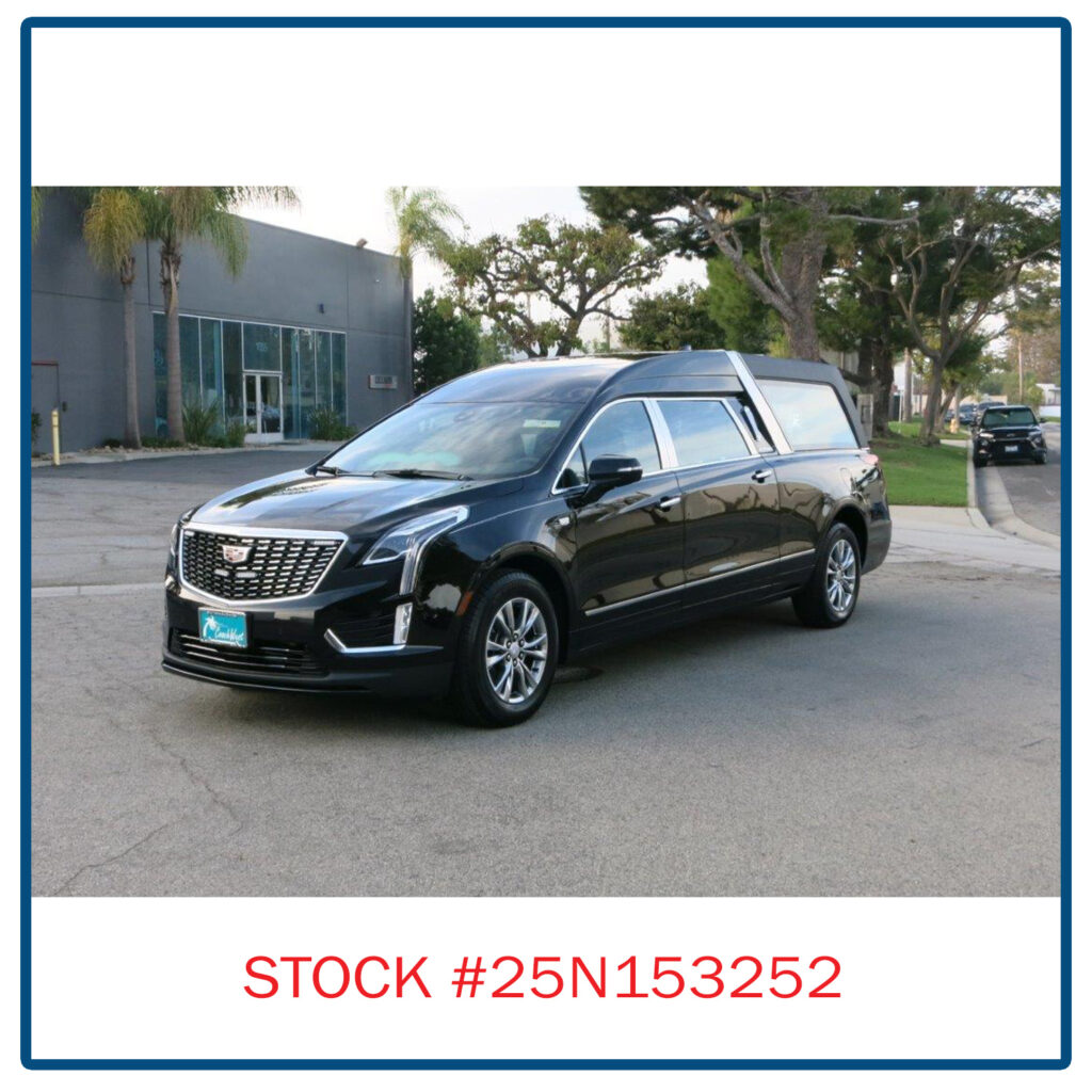 2025 Cadillac Platinum Funeral Coach XT5 Master Coach Hearse in California