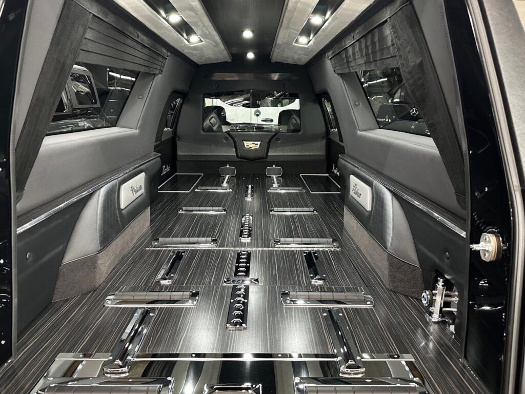 2025 Cadillac Platinum Funeral Coach XT5 Master Coach Hearse in California